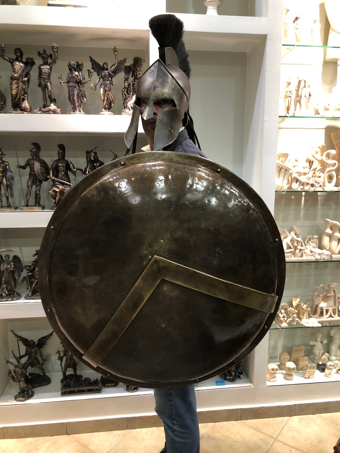 Bronze Spartan Shield: 300 Movie Replica - Etsy