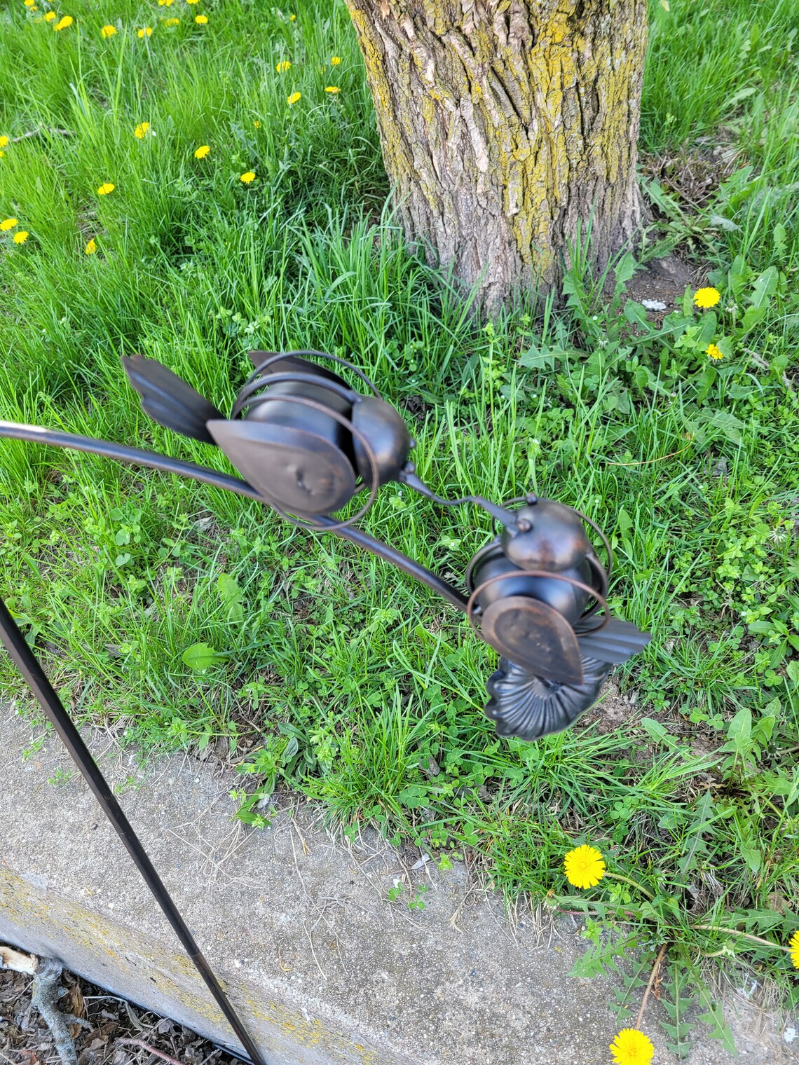 Metal Bird Balancer Yard Stake - Etsy