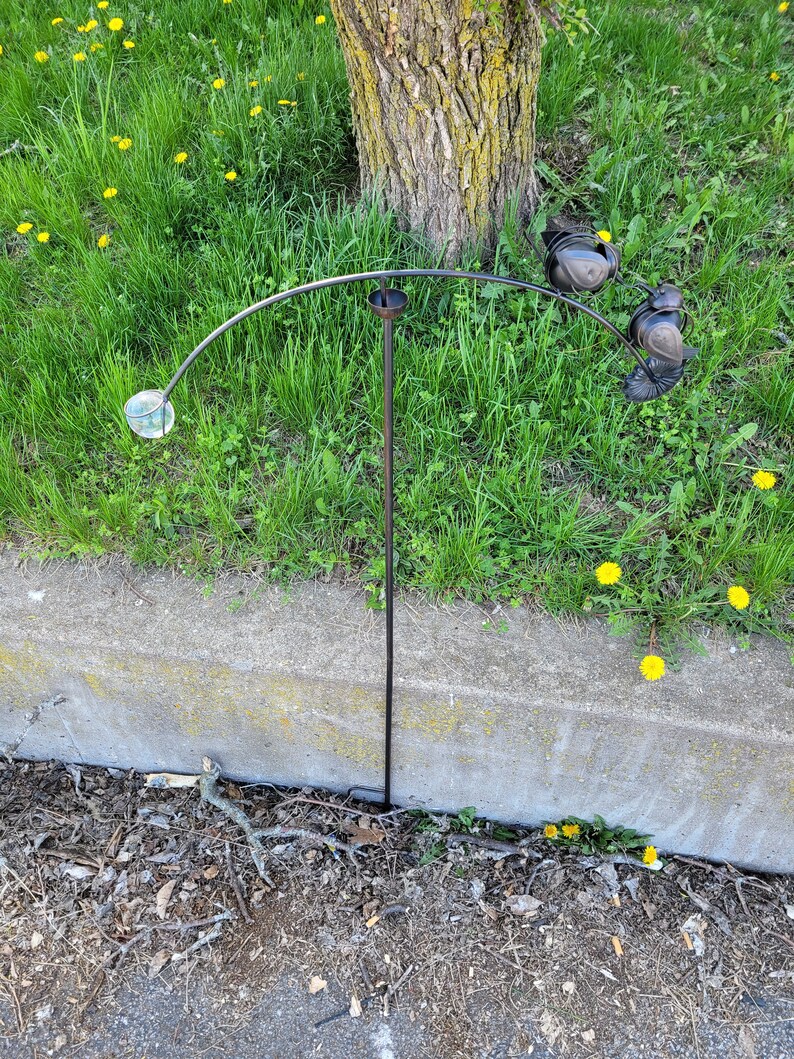Metal Bird Balancer Yard Stake - Etsy