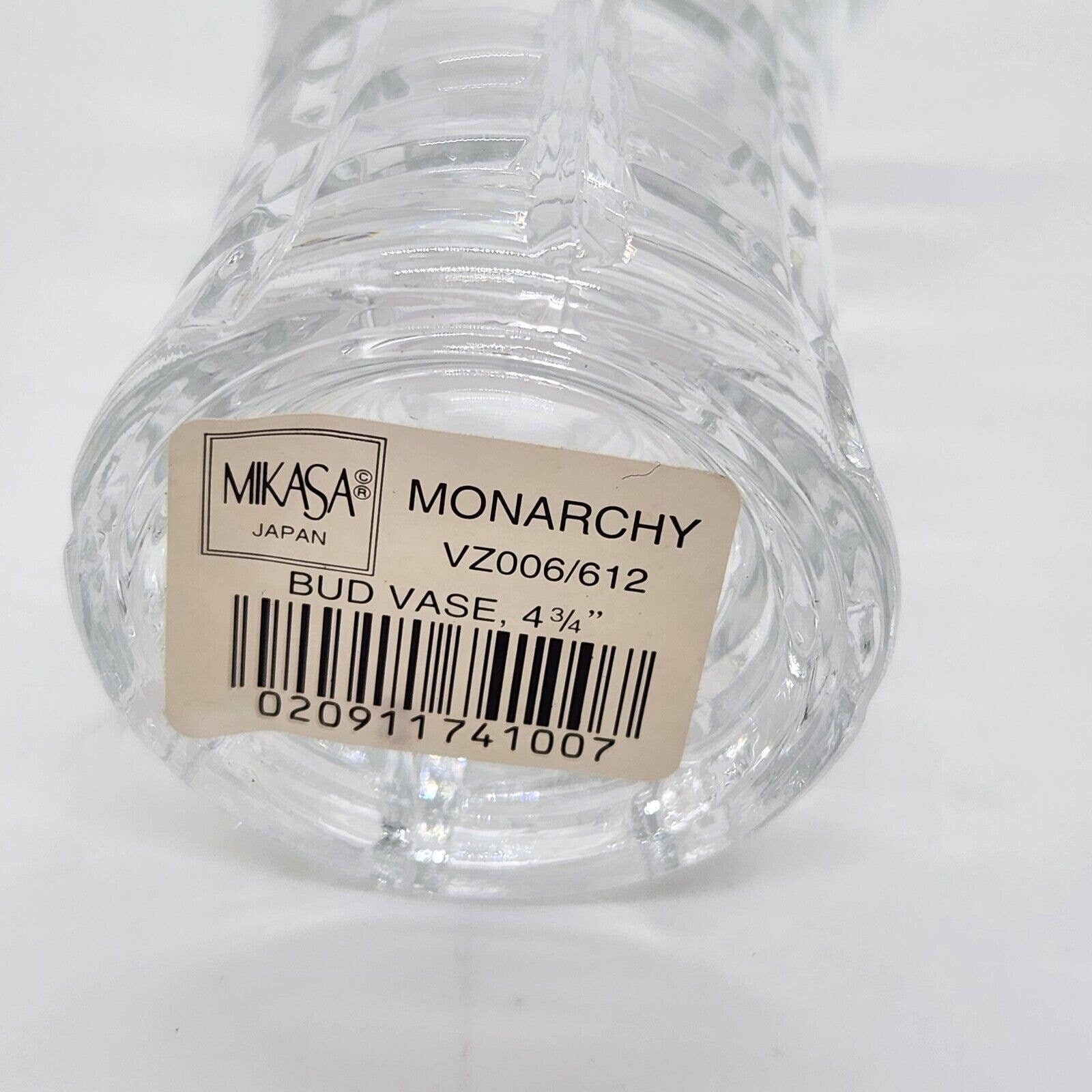 MIKASA Crystal Monarchy Bud Flower Vase With Box 4 3/4 - Etsy