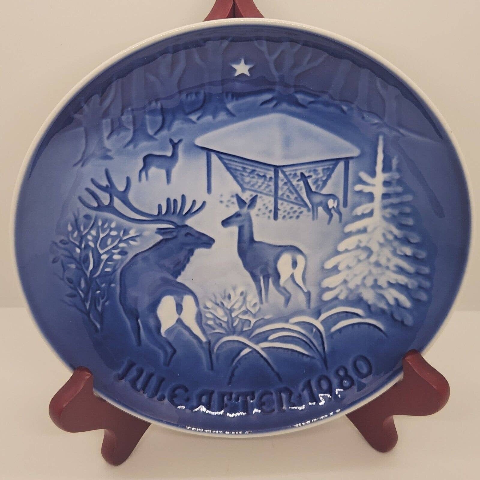 Copenhagen 1980 Jule Aften Christmas in the Woods Plate - Etsy