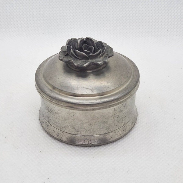 Pewter Jewelry Box - Etsy
