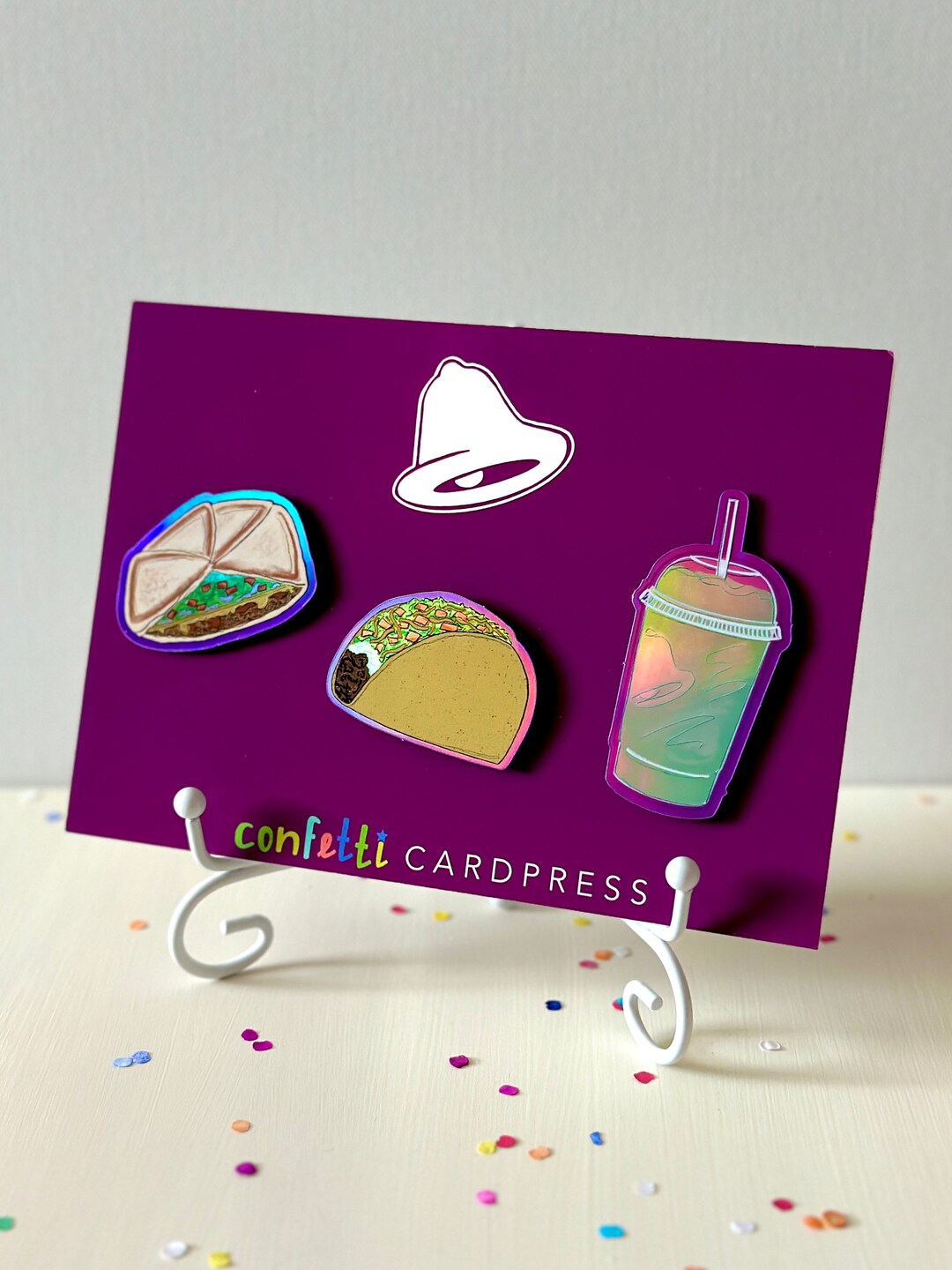 Taco Bell - Inspired Holographic Sticker Pack - Etsy