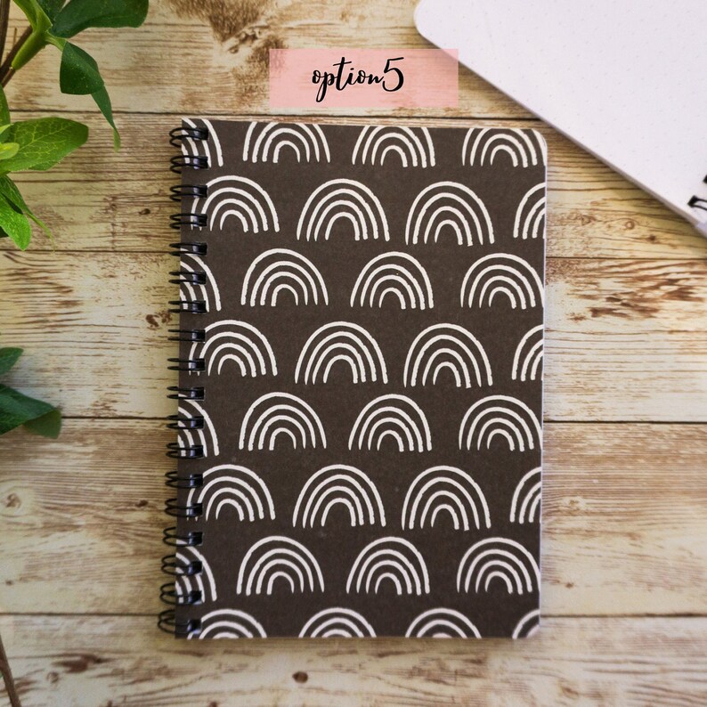A6 Notebook - Black & White Series - Etsy