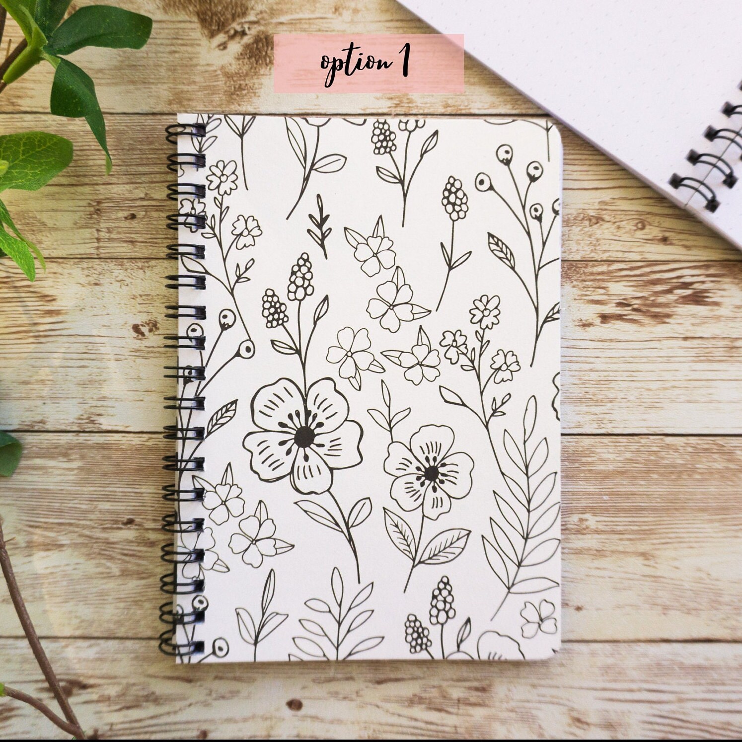 A6 Notebook - Black & White Series - Etsy