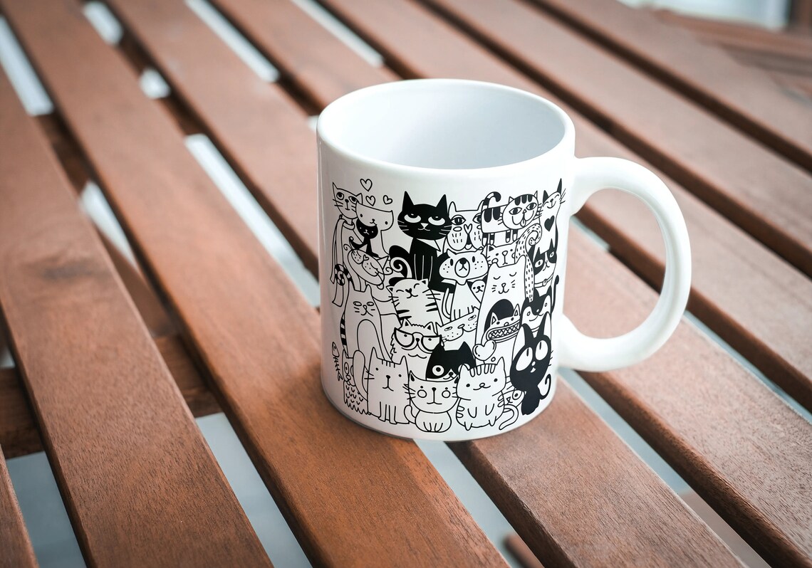 Chats SVG/ chat svg/ chaton svg/ chat mignon svg/ chat de dessin animé ...