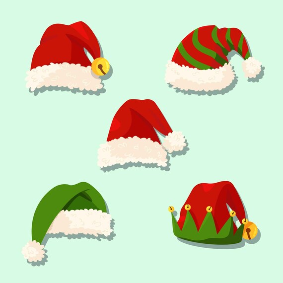 Santa Hat Svg Christmas Svg Hat Svg Santa Svg Santa Hat | Etsy