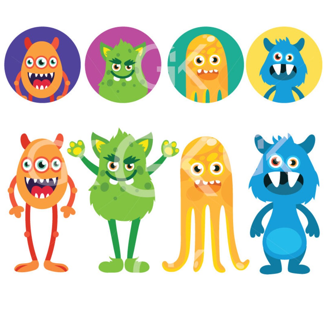 Monster Svg,kids Room Decor Svg,kids Room Svg,family Svg,png Instant ...