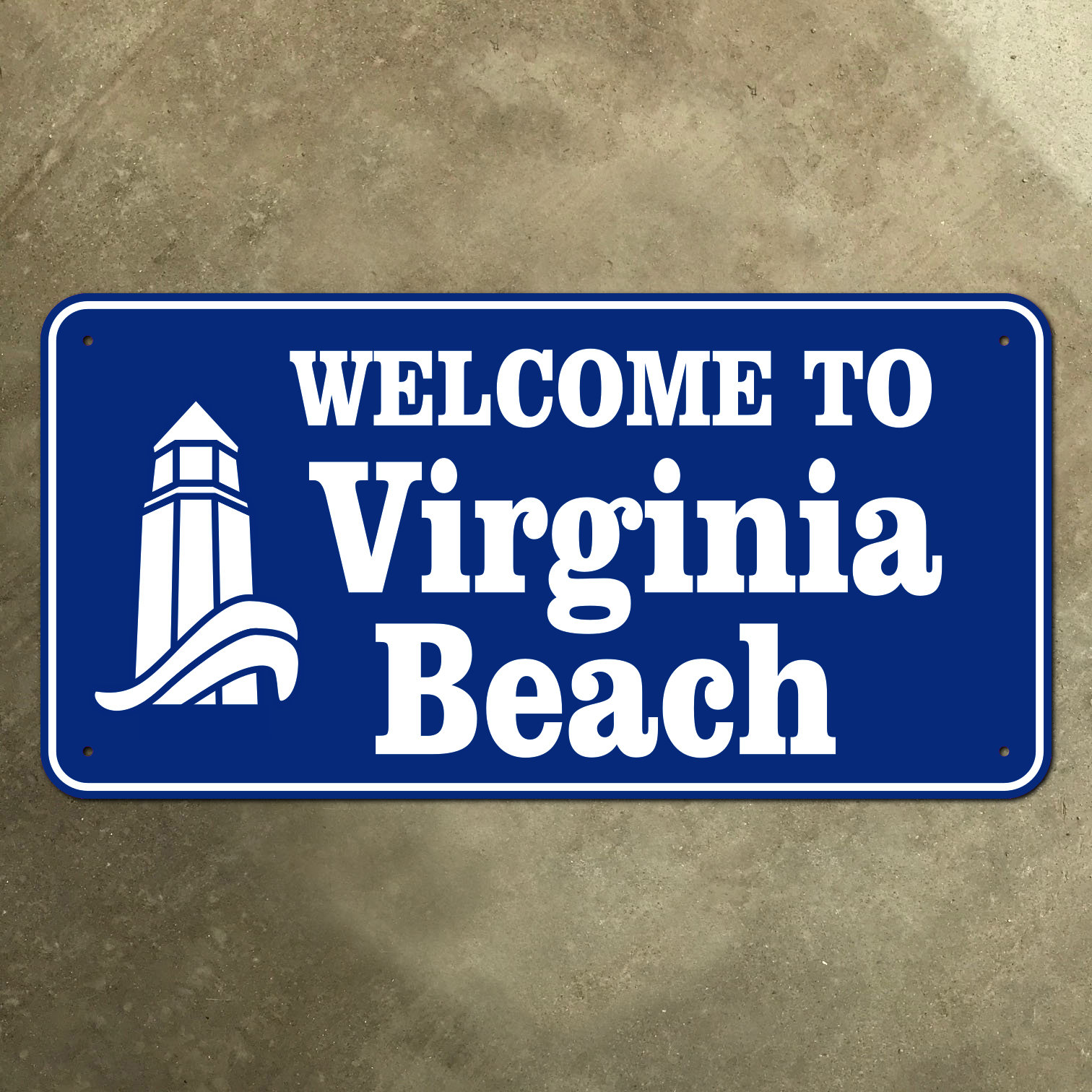 Virginia Beach City Limit Welcome Highway Marker Road Sign 1980s - Etsy