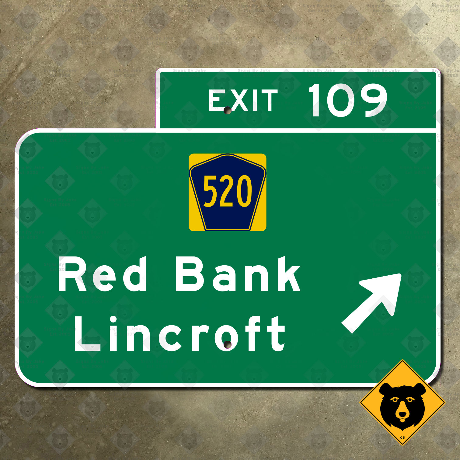 New Jersey Parkway Exit 109 Red Bank Lincroft County Route 520 Road ...