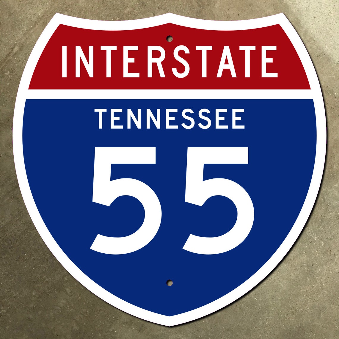 Tennessee Interstate Route 55 Highway Marker Road Sign 1957 Memphis - Etsy