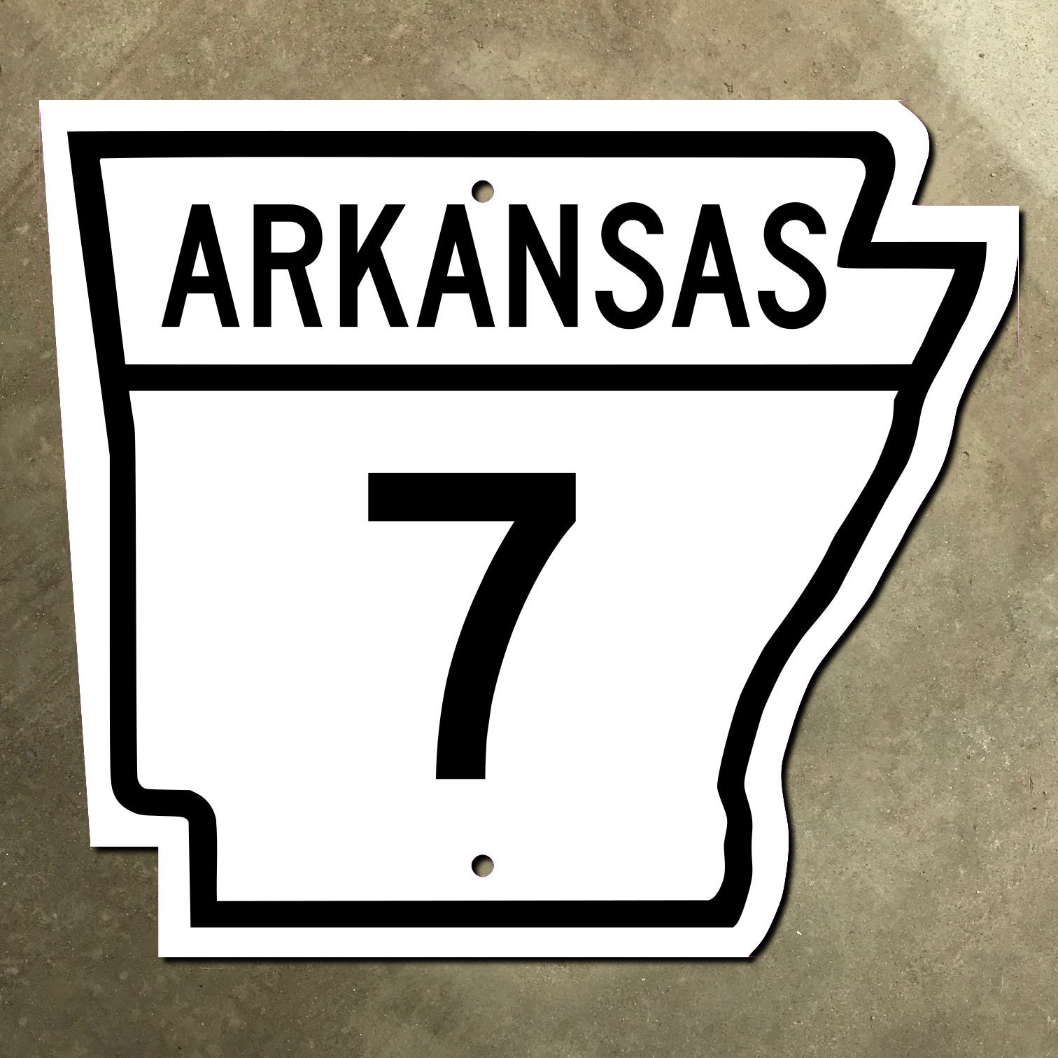 Arkansas State Route 7 Highway Marker Road Sign 1950s 1960s - Etsy