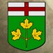 Ontario Provincial Coat of Arms Sign 1868 Shield Crest Escutcheon ...