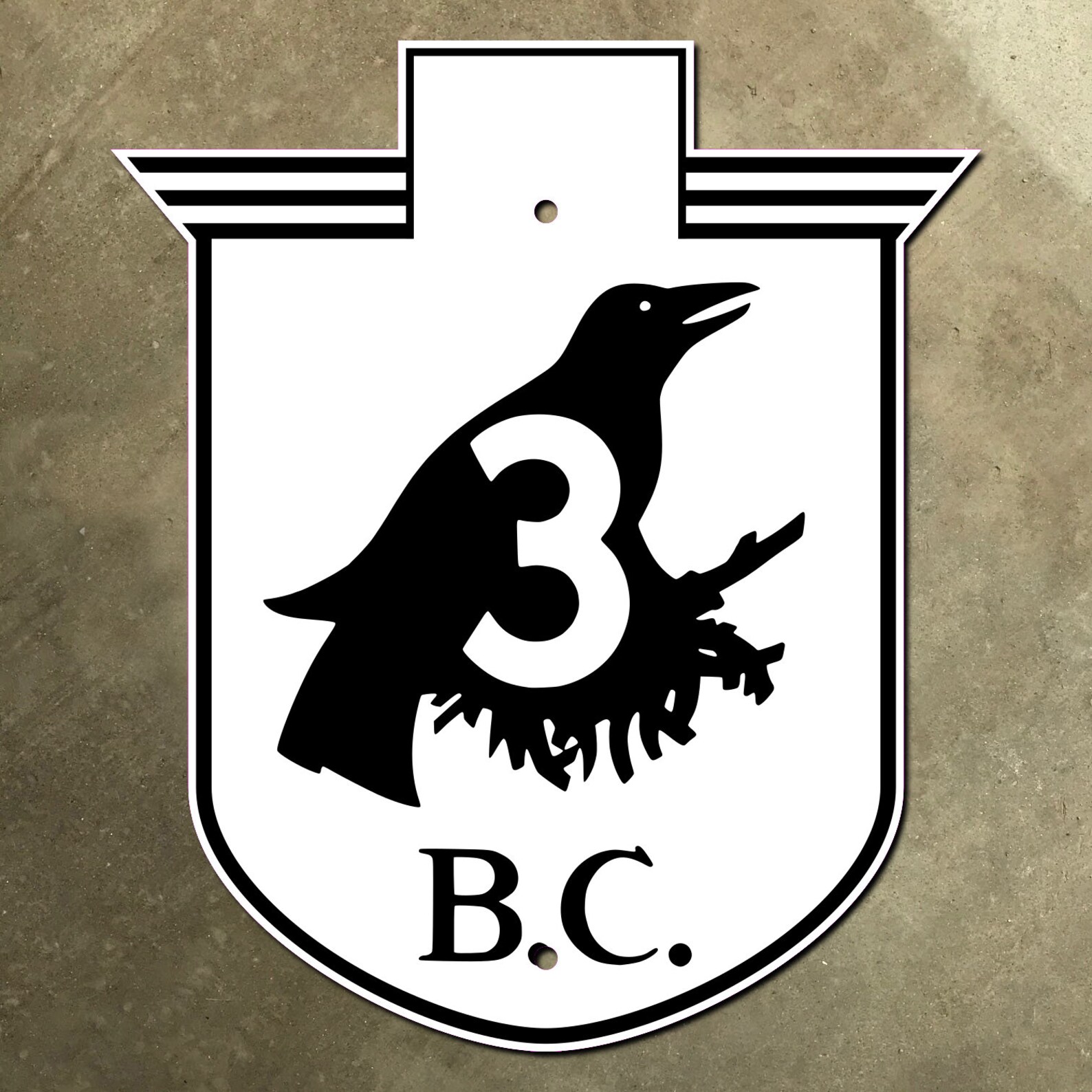 British Columbia Highway 3 Route Marker Road Sign Canada - Etsy UK