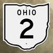 Ohio State Route 2 Highway Marker Road Sign Cleveland Toledo - Etsy