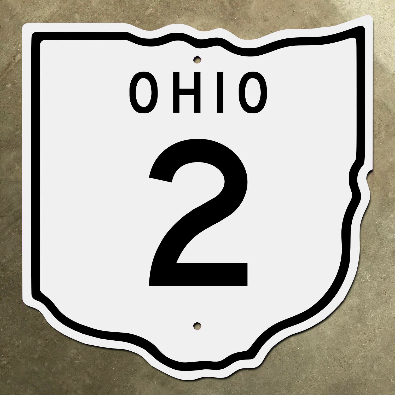 Ohio State Route 2 Highway Marker Road Sign Cleveland Toledo - Etsy