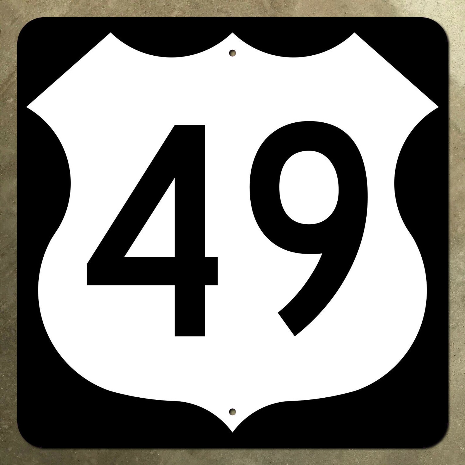 US Route 49 Highway Marker Road Sign Mississippi Crossroads - Etsy