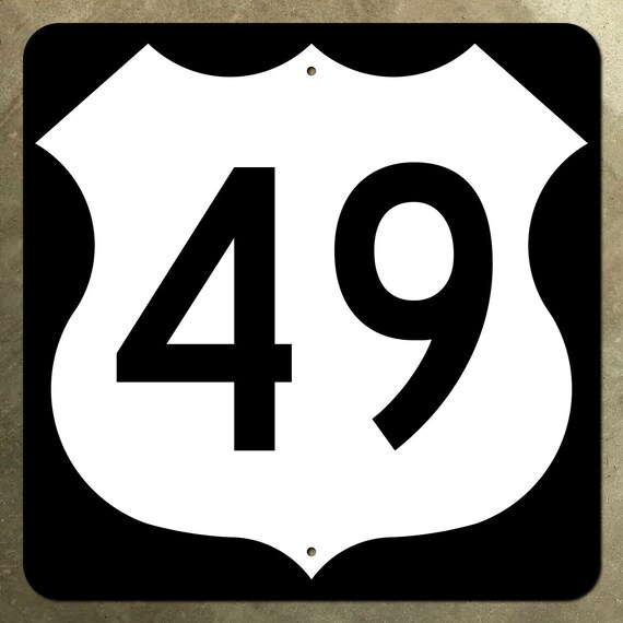 US Route 49 Highway Marker Road Sign Mississippi Crossroads | Etsy