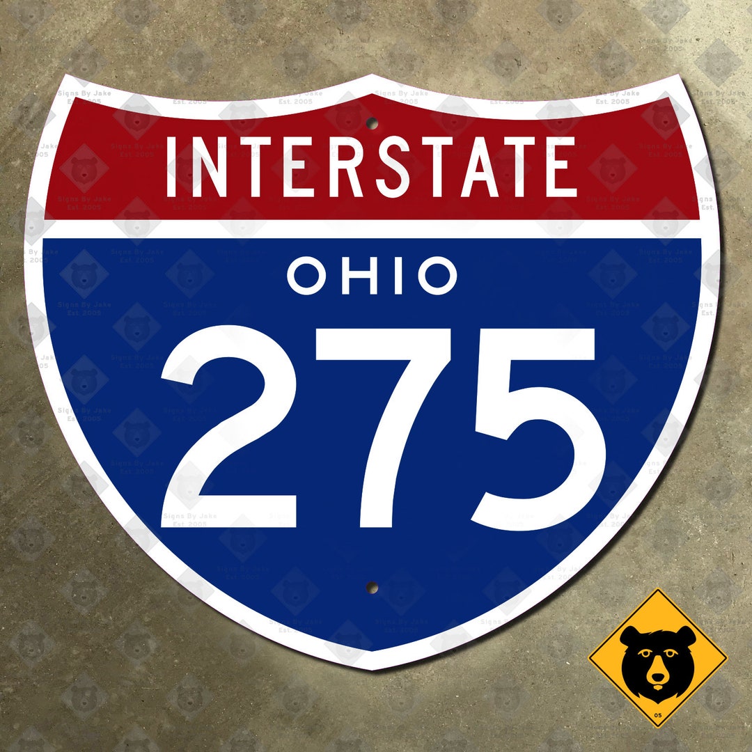 Ohio Interstate 275 Route Marker Highway Road Sign Cincinnati Colerain ...
