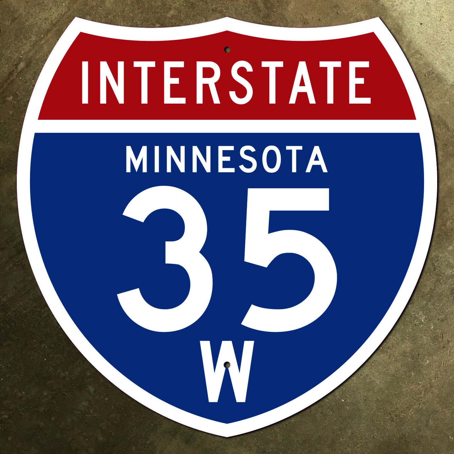 Minnesota Interstate Route 35W Highway Marker Road Sign - Etsy