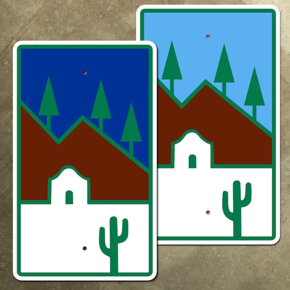 Arizona Scenic Byway Apache Trail Coronado Highway Sign Road | Etsy