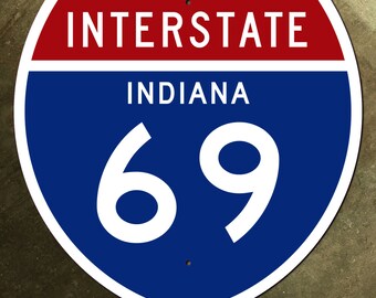 Indiana Road Sign - Etsy