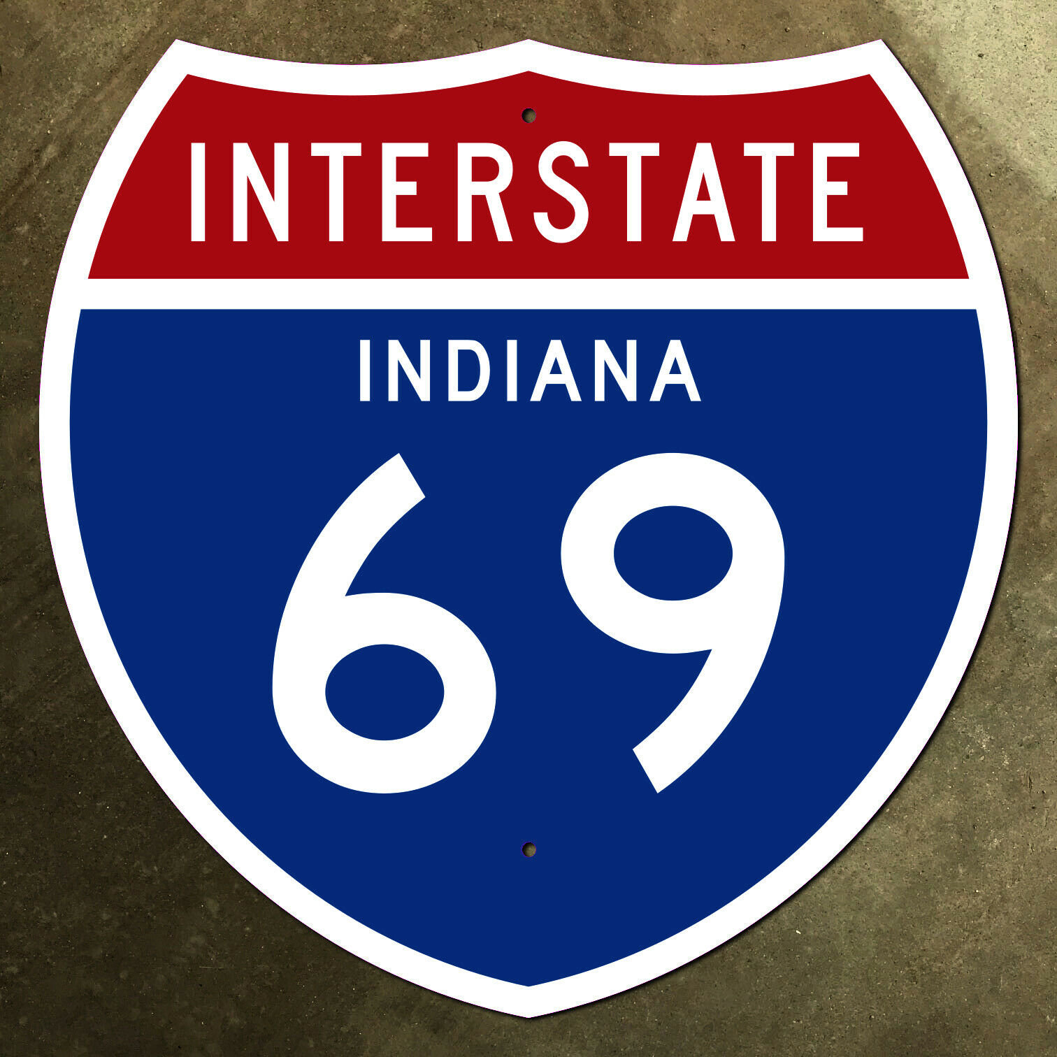 Indiana Interstate Route 69 Highway Marker Road Sign - Etsy