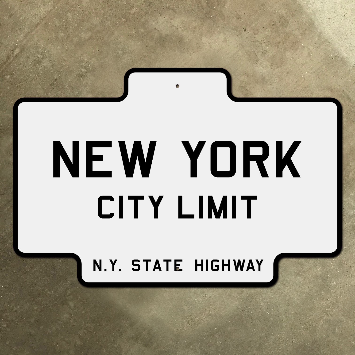 New York City Limit State Highway Sign 1922 - Etsy