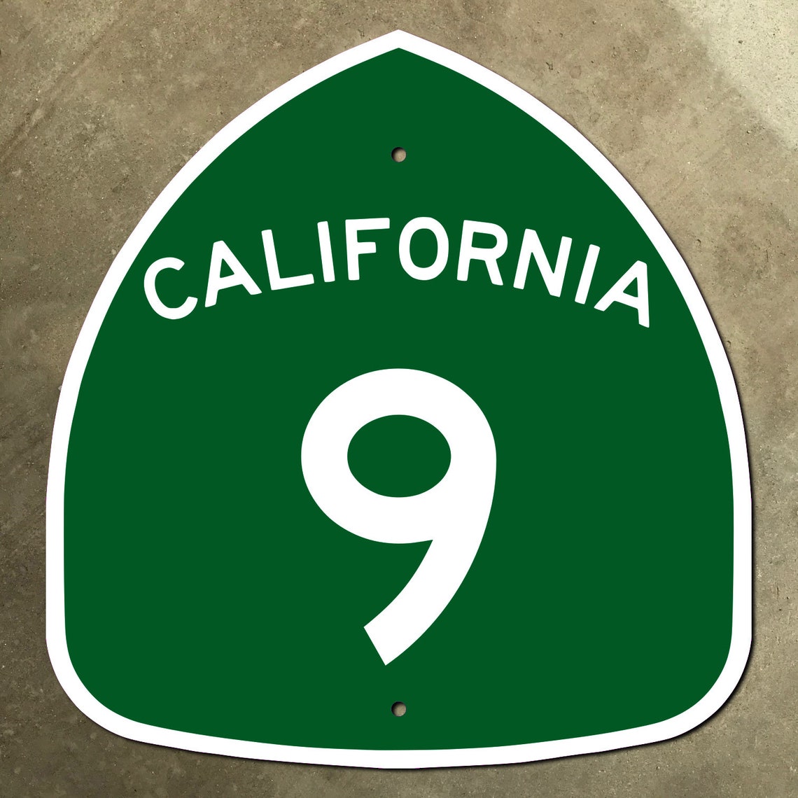 California State Route 9 Highway Marker Road Sign Santa Cruz - Etsy