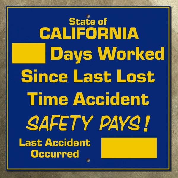 Days Since Last Accident Sign (You'll Enjoy) - Etsy