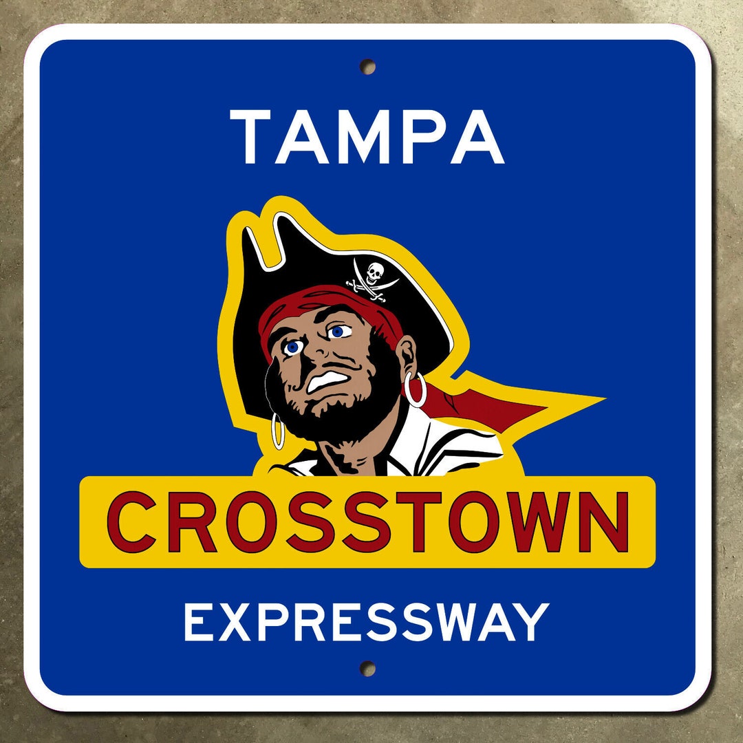 Florida Tampa Crosstown Expressway Pirate Gaspar Highway Marker Road ...