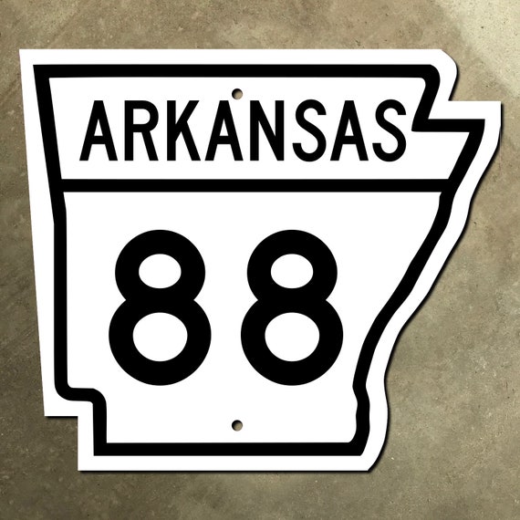 Arkansas State Route 88 Highway Marker Road Sign 1950s 1960s | Etsy