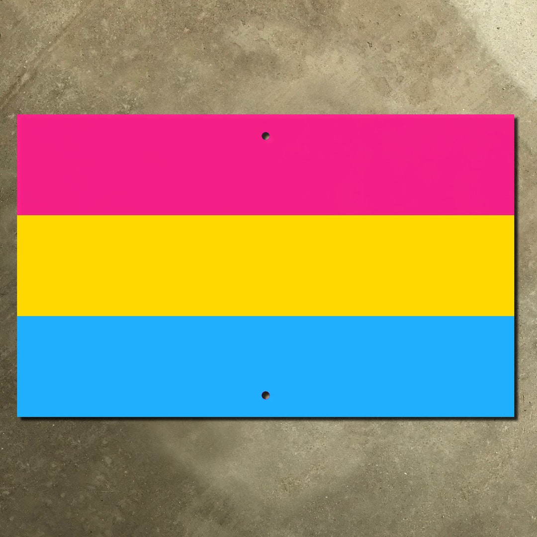 Pansexual Symbol Pride Flag 3x5 Poly Flag Pansexual Symbol Flag 3 X 5