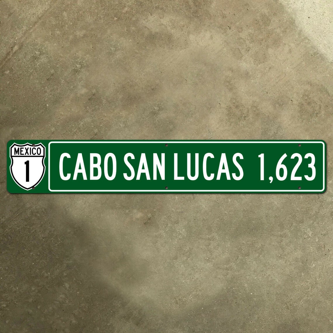 Mexico Highway Road Guide Sign Cabo San Lucas 1623km Baja - Etsy