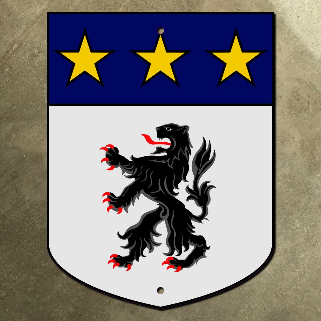 Landry Family Coat of Arms Sign Shield Crest France - Etsy