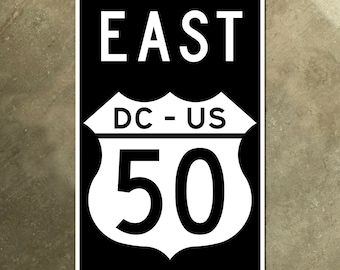 Highway 50 Sign | Etsy