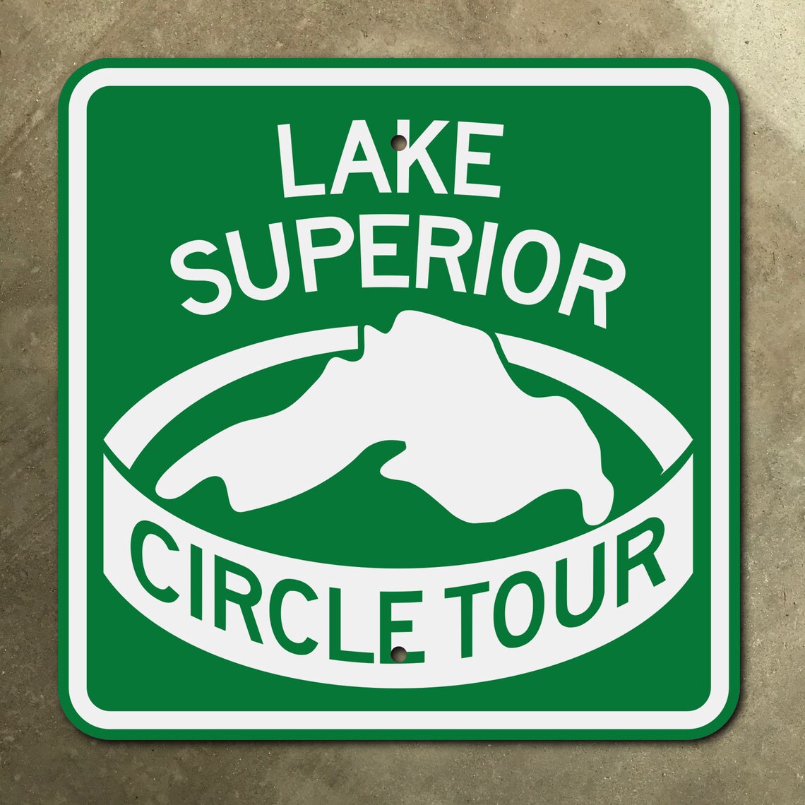 Lake Superior Circle Tour Highway Marker Road Sign - Etsy
