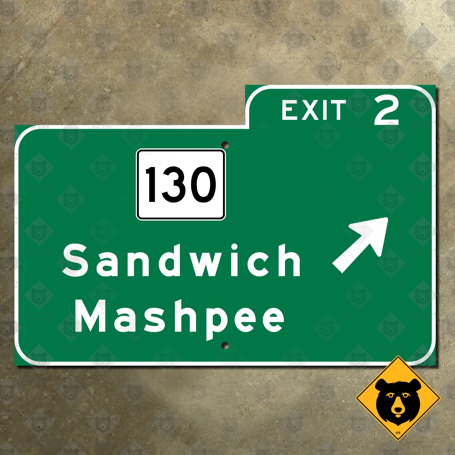 Highway Exit Sign Icon