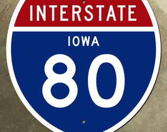 IOWA HIGHWAY ROAD Map Glossy Poster Picture Photo Banner City County - Etsy