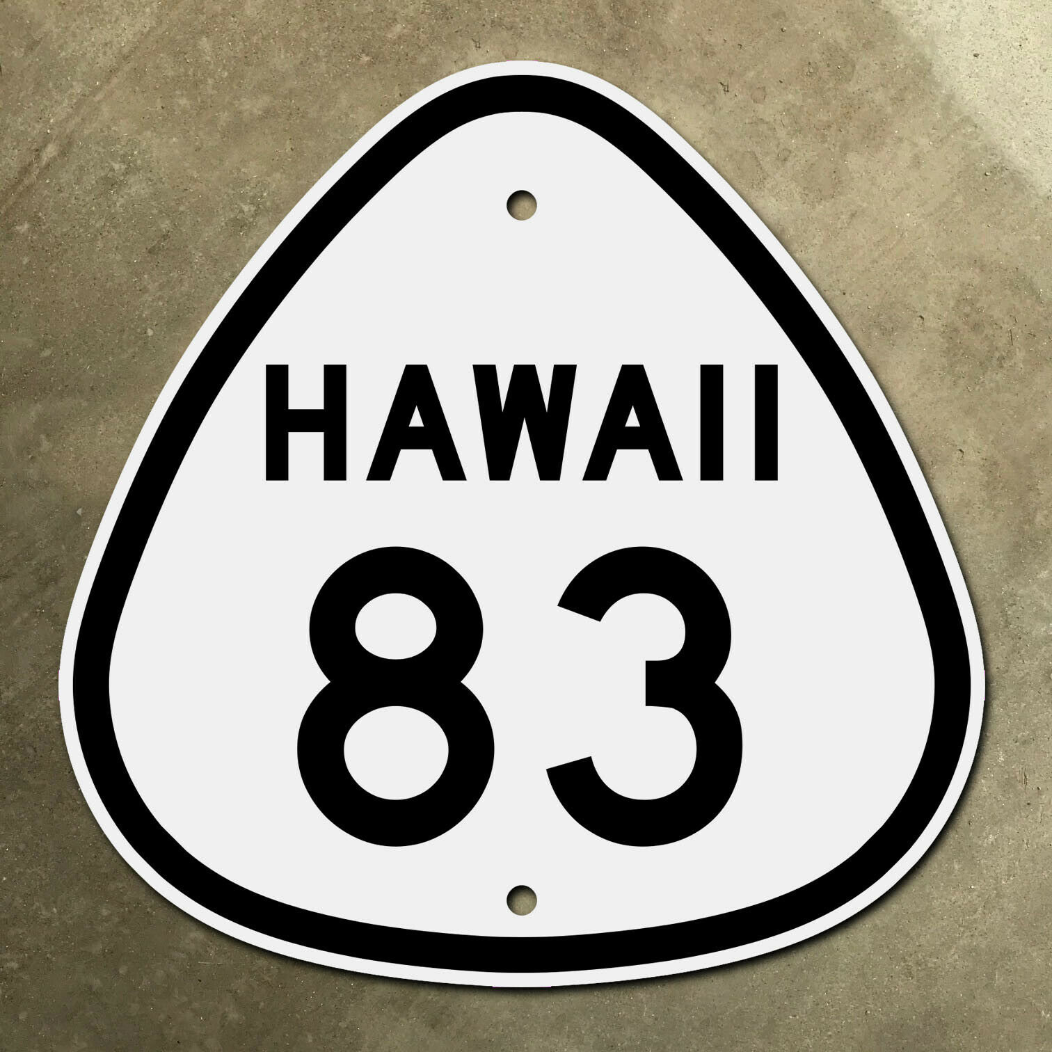 Hawaii State Route 83 Highway Marker Road Sign Oahu North Shore Surfing ...