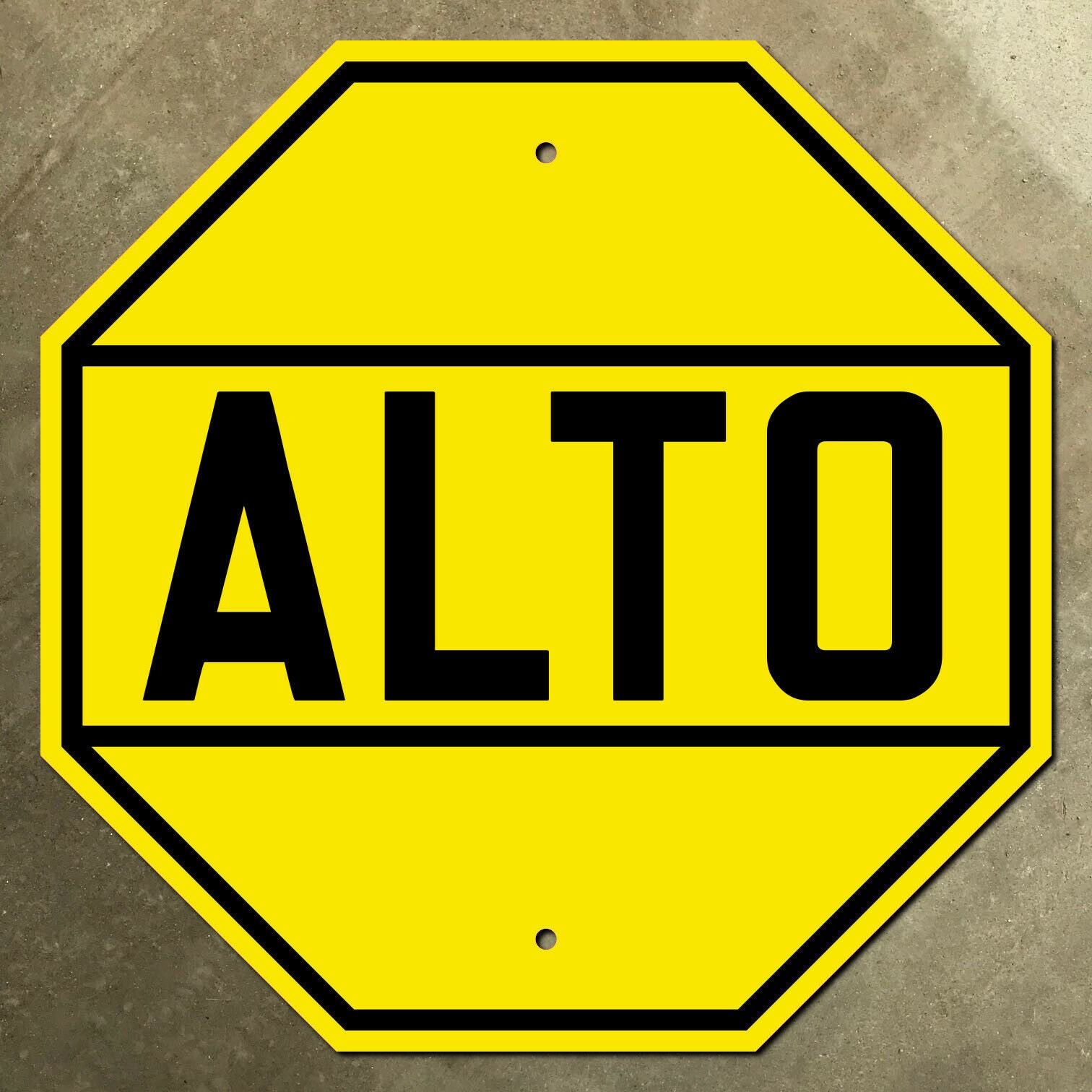 Mexico ALTO Stop Highway Road Sign 1930s - Etsy