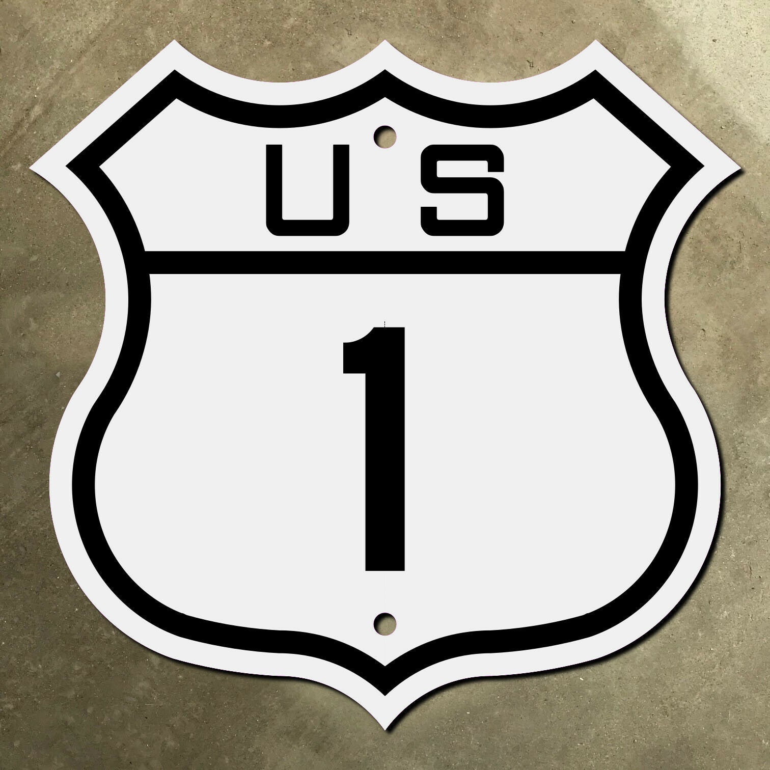 City Route US 1 Highway Marker Road Sign Shield 1926 Business - Etsy