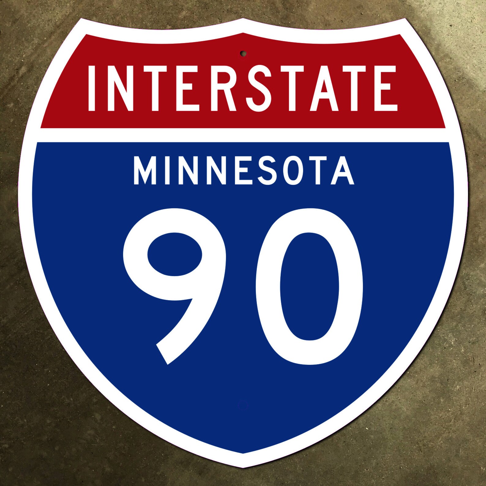 Minnesota Interstate Route 90 Highway Marker Road Sign 1957 - Etsy
