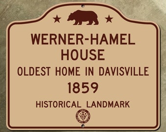 Historical House Sign - Etsy