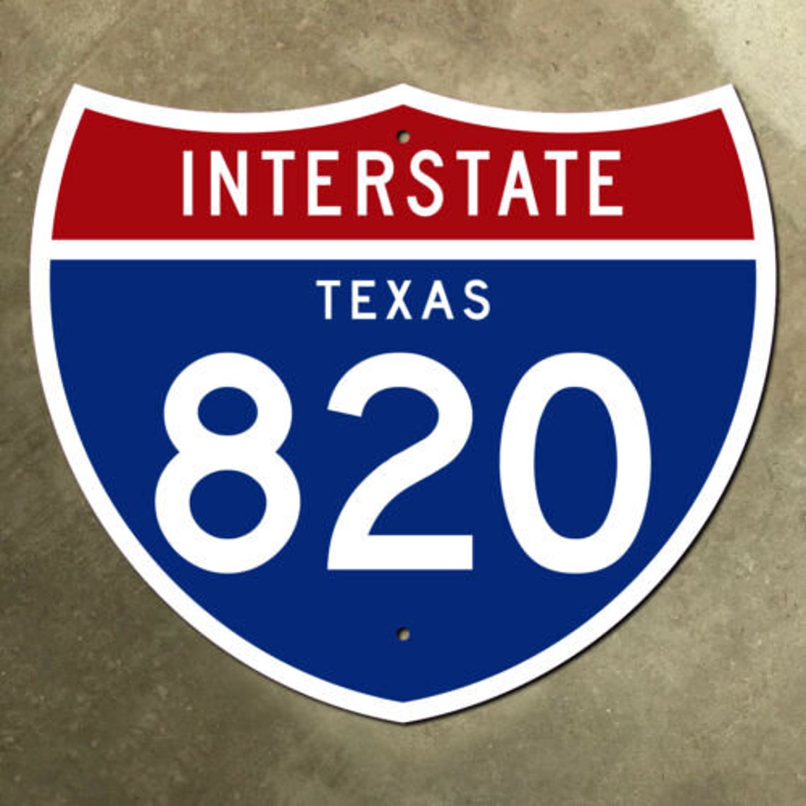 Texas Interstate Route 820 Highway Marker Road Sign Dallas - Etsy