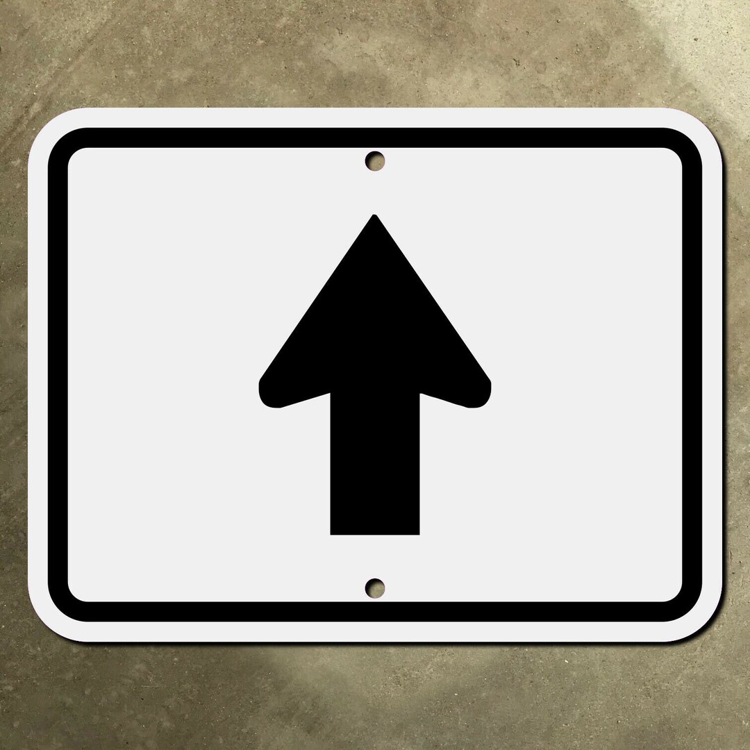 Forward ARROW Highway Road Sign Route Marker Auxiliary Supplemental ...