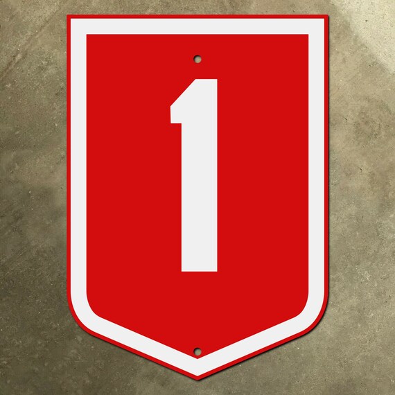 British Columbia Highway 1 Route Marker Road Sign Trans Canada - Etsy