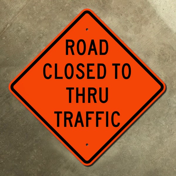 Vintage Traffic Sign - Etsy