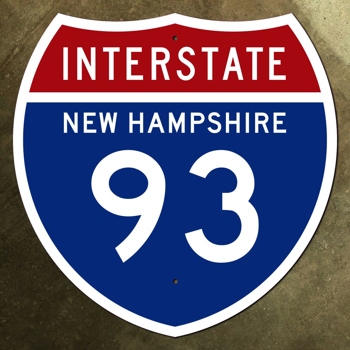 New Hampshire Interstate Route 93 Highway Marker Road Sign - Etsy