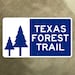 Texas Forest Trail Highway Road Sign Scenic Route Pine Trees Heritage ...